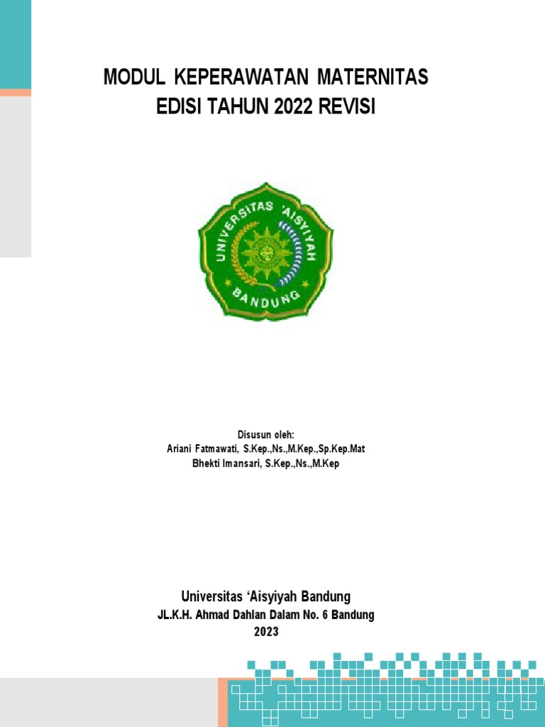 Modul Keperawatan Maternitas Diii 2023 | PDF