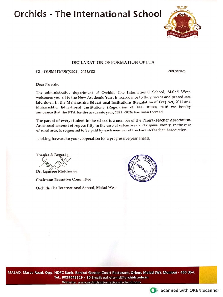 PTA Circular | PDF