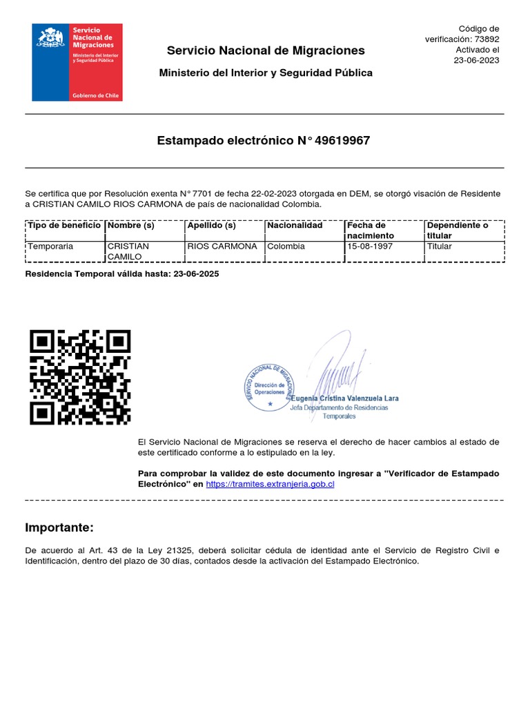 Estampado Electrónico 2023 | PDF | Gobierno | Gobierno y personalidad