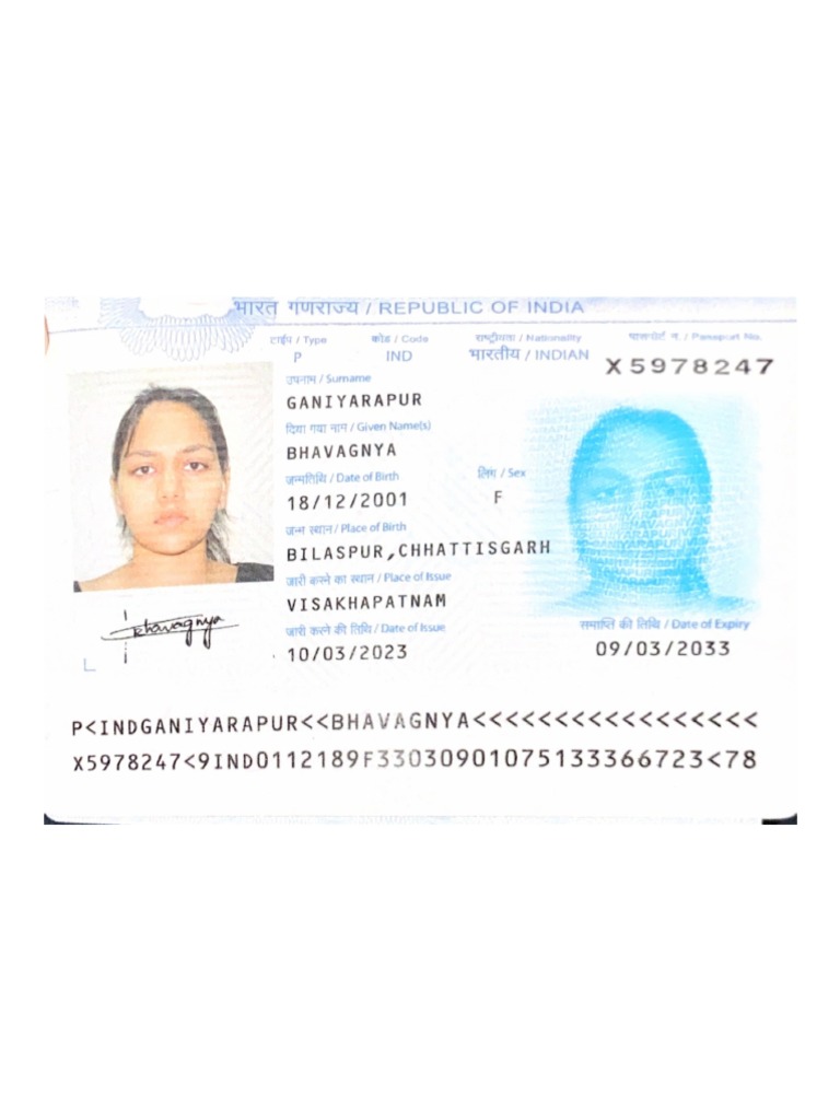 - Passport Front Passport.pdf 1679403183277 | PDF