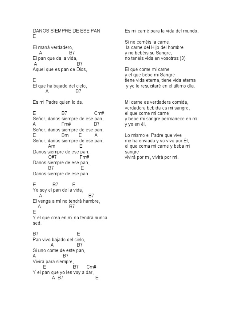 Danos Siempre de Ese Pan | PDF | Cocina, comidas y vino