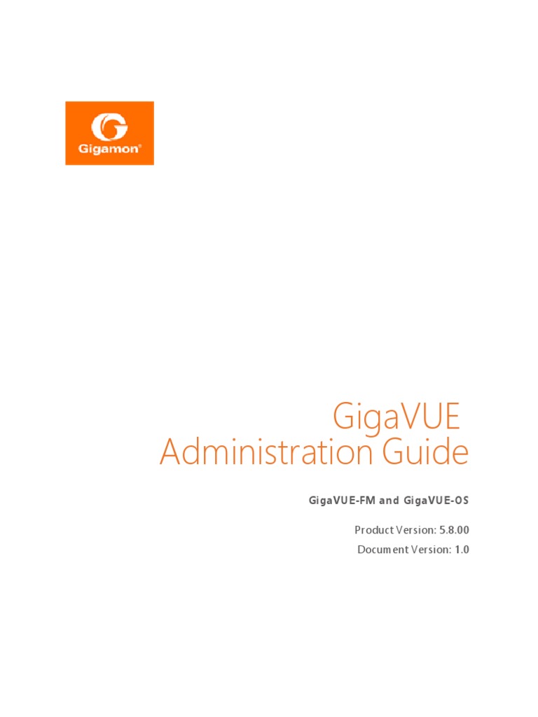 GigaVUE OS and FM AdministrationGuide v5800 | PDF | Radius | Password