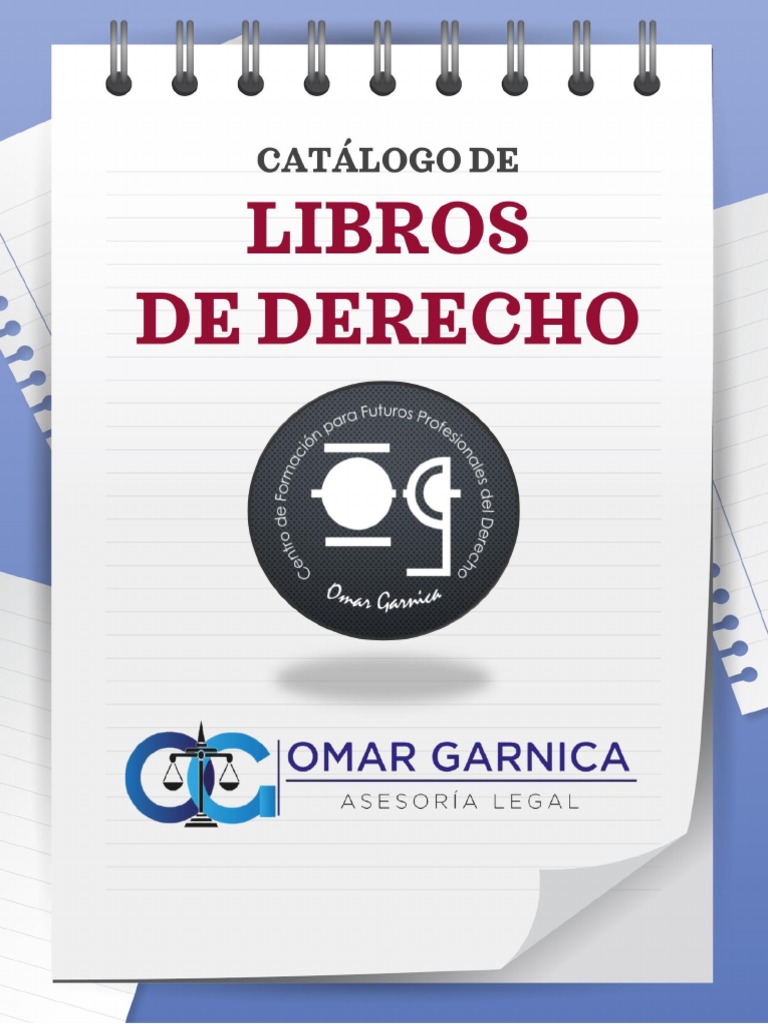 Catálogo de Libros de Derecho - Omar Garnica | PDF | Ley procesal | Derecho penal