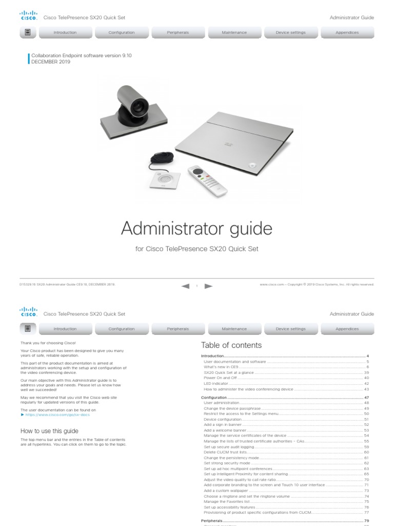 Sx20 Administrator Guide Ce910 | PDF | Hypertext Transfer Protocol ...