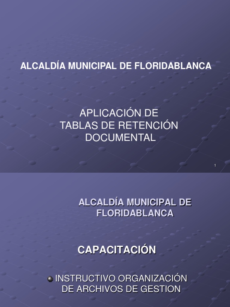 Instructivo Aplicacion TRD | PDF | Gestión de registros