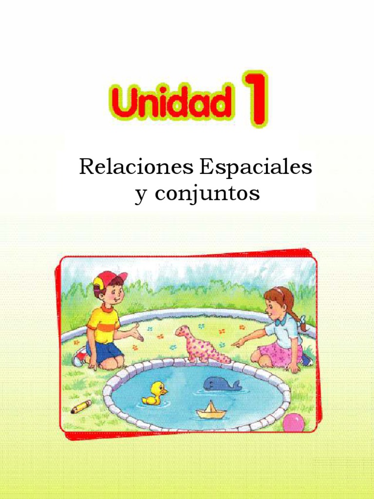 Relaciones Espaciales y Conjuntos: Primer Grado de Primaria | PDF