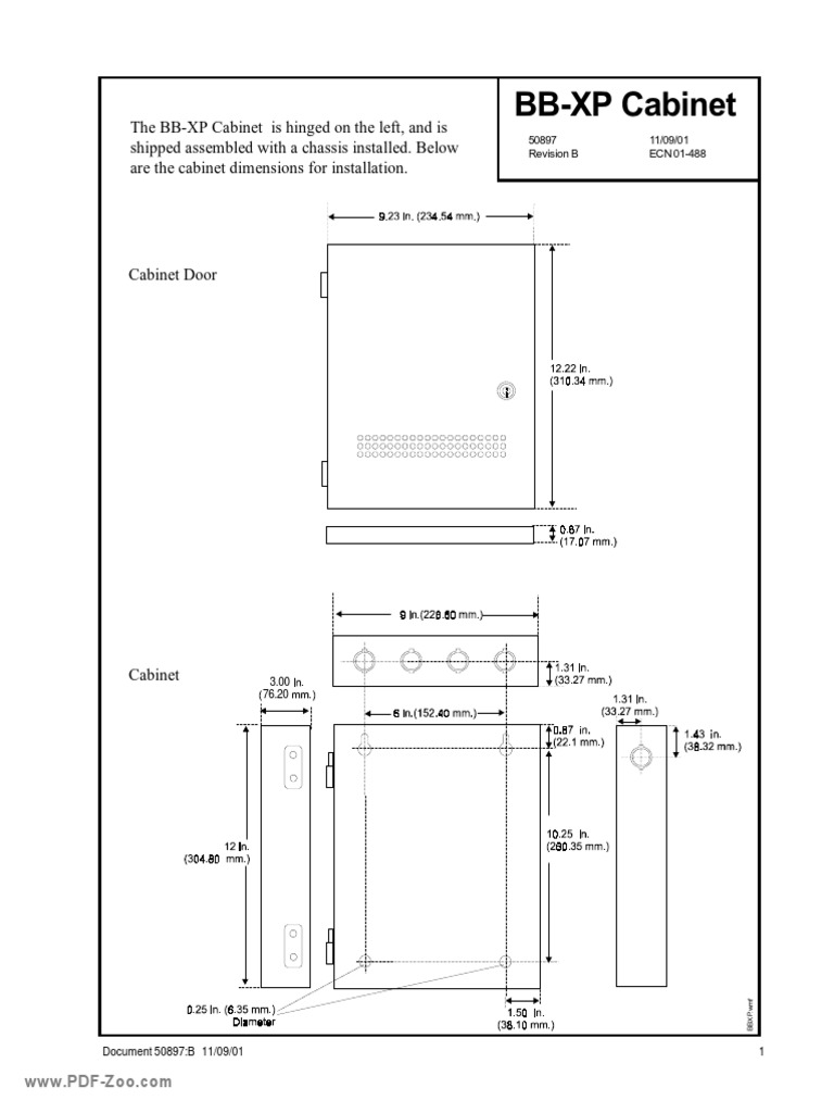 Notifier BBXP Cabinet | PDF
