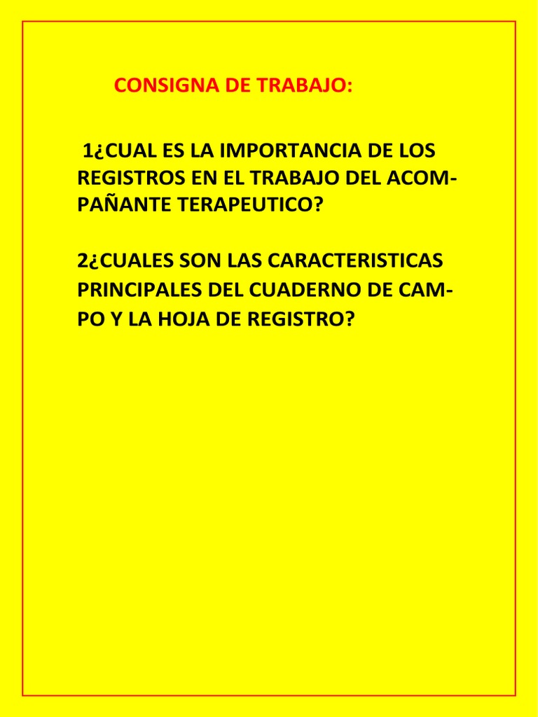 Modulo 7 Cuaderno de Campo y Hoja de Registro | PDF | Cuaderno ...