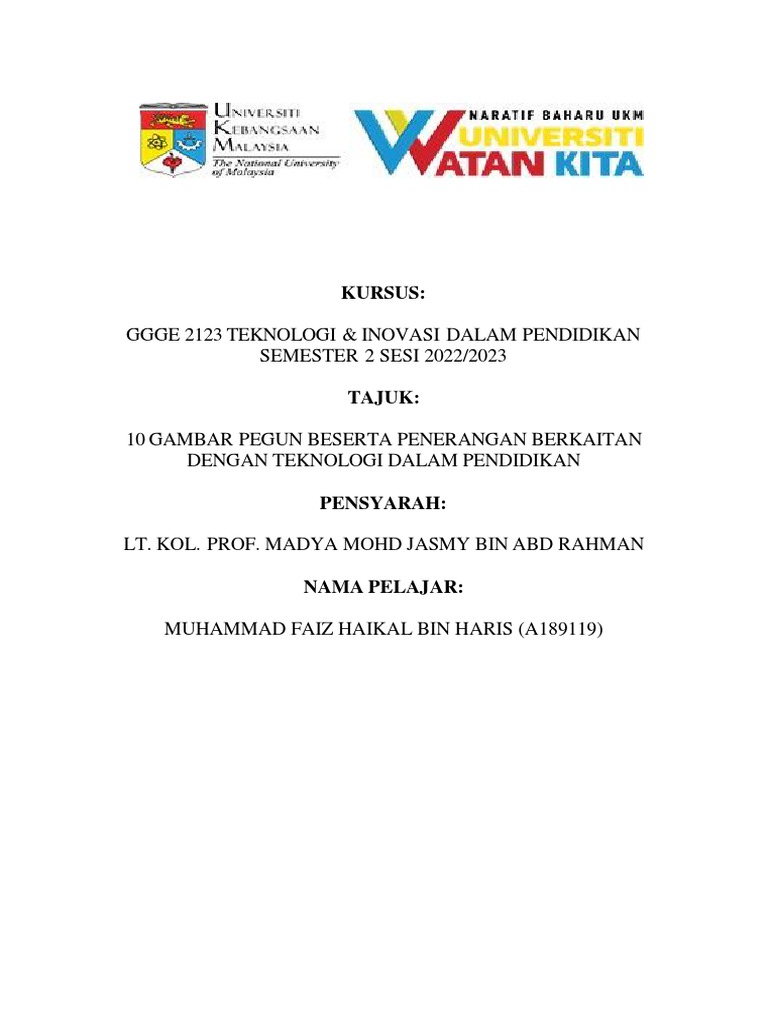 Faiz Haikal A189119 | PDF | Multimedia | Visualization (Graphics)