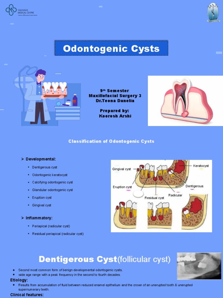 Odontogenic Cyst | Download Free PDF | Dental Anatomy | Medical Specialties