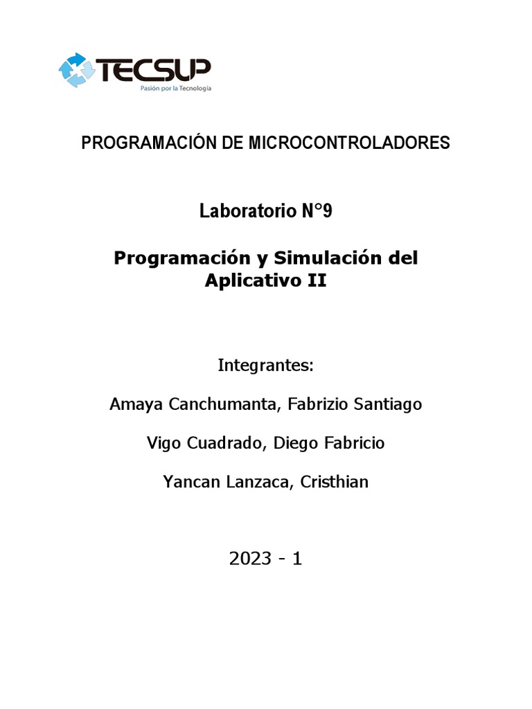 Programación y Simulación PIC | PDF | Decimal codificado en binario | Microcontrolador