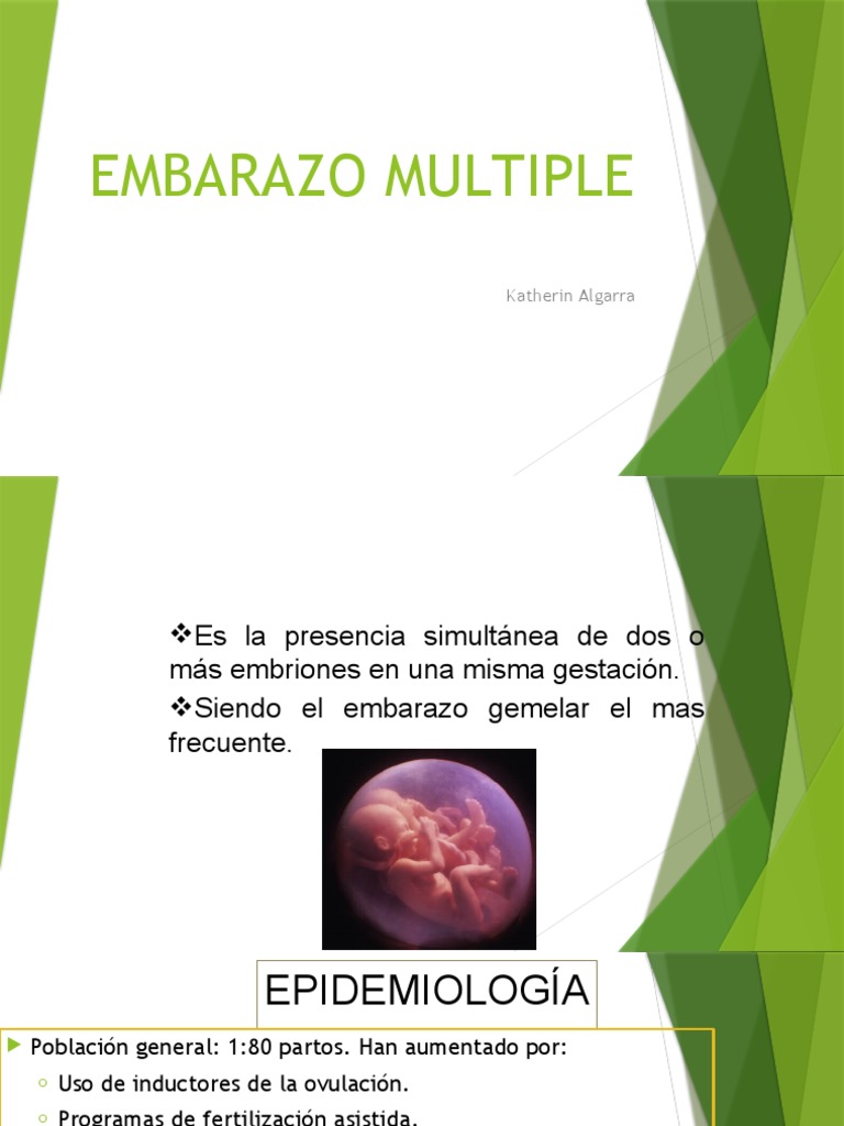 Embarazo Multiple | PDF | El embarazo | Gemelo