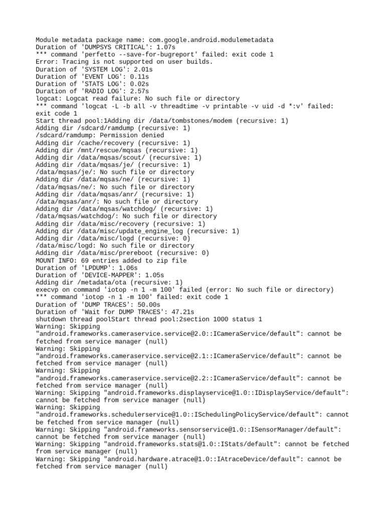 Bugreport Veux - P - Eea SKQ1.211006.001 2023 06 17 18 01 50 Dumpstate ...