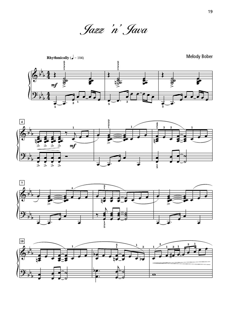 Melody Bober - Jazz'n'Java | PDF