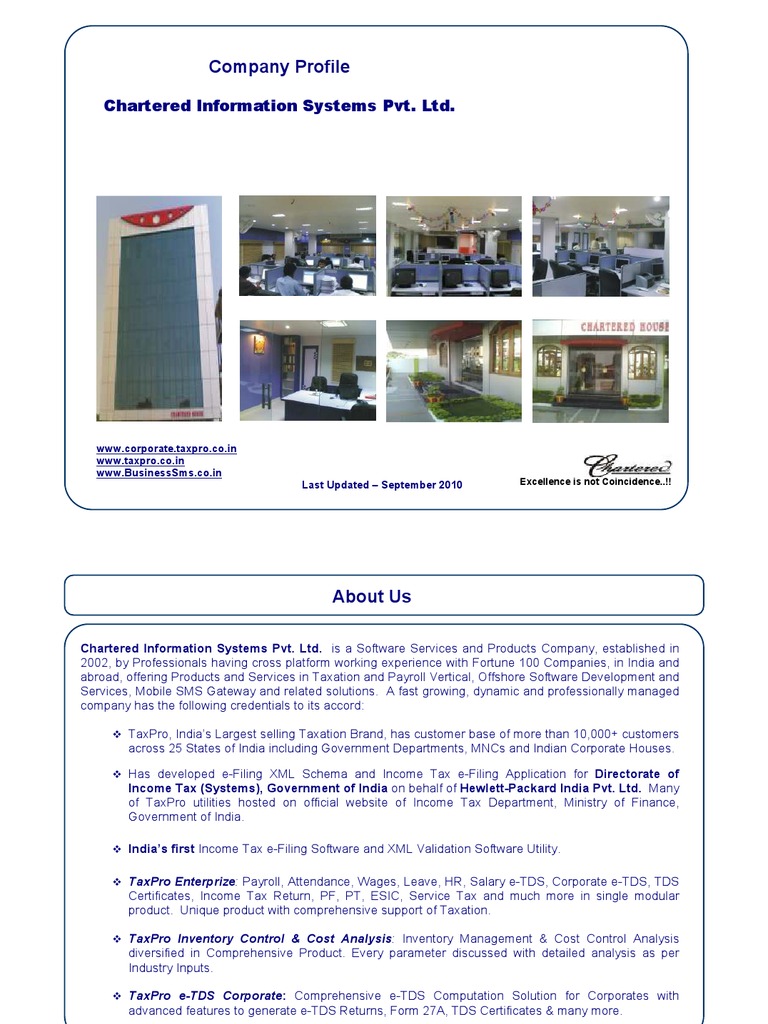 CISPL Profile | PDF | Web Application | Short Message Service