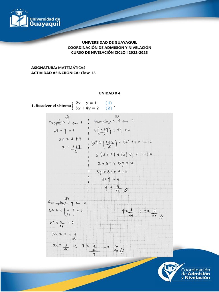 Tarea - U4 - Clase 2 | PDF