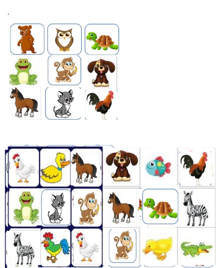 Loteria de Animales | PDF