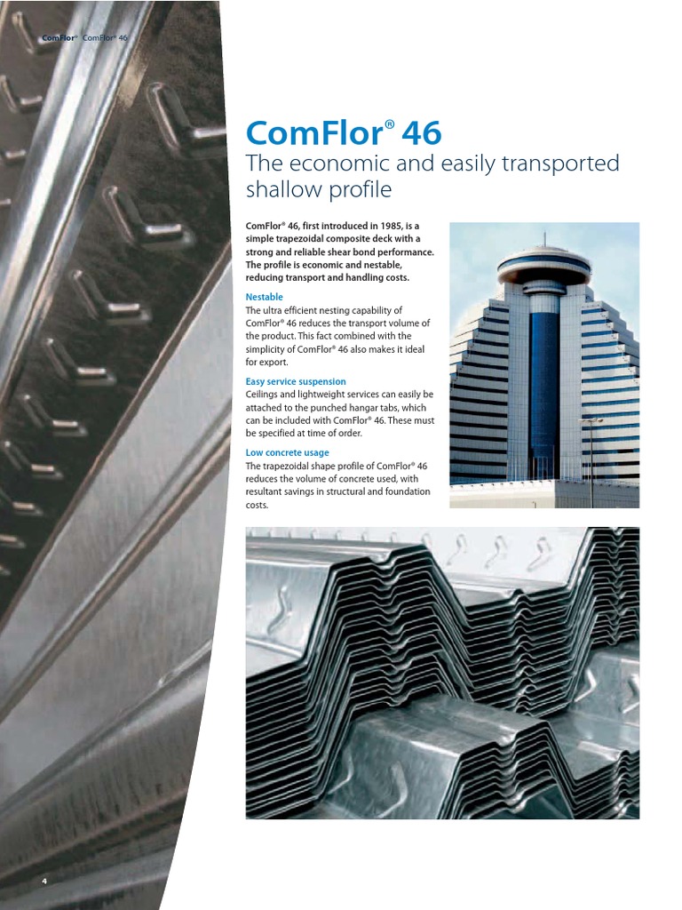 To Pirnt Comflor 46 | PDF | Concrete | Building Technology