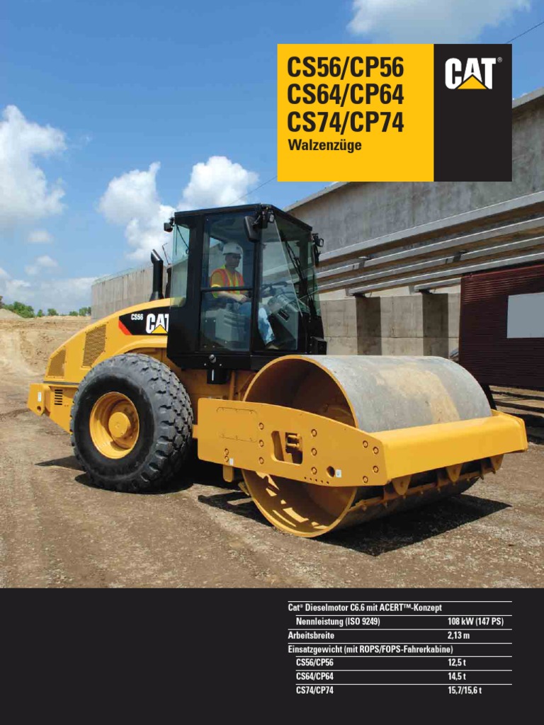 BM Caterpillar - Walze - CS CP56 64 74 | PDF