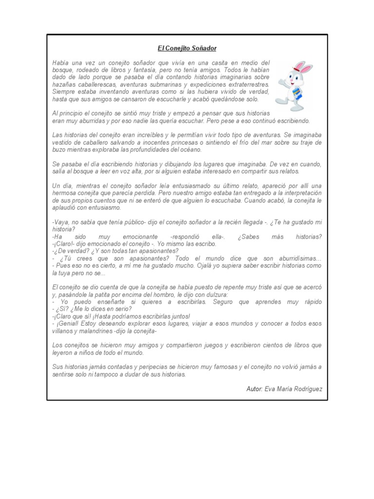 El Conejito Soñador | PDF