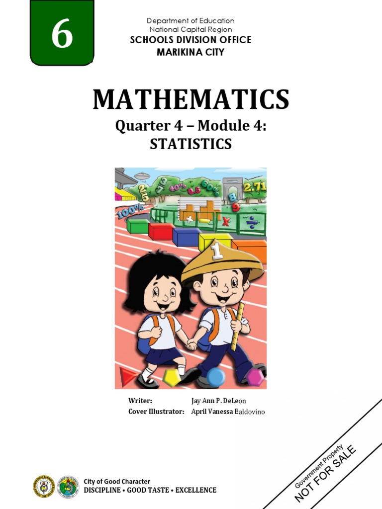 MATH - GR6 - QTR4 MODULE 4 Edited | PDF | Pie Chart | Chart