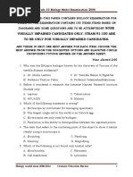 Biology Model Exam For G-12 2016 Addis Ketema | PDF | Cellular ...