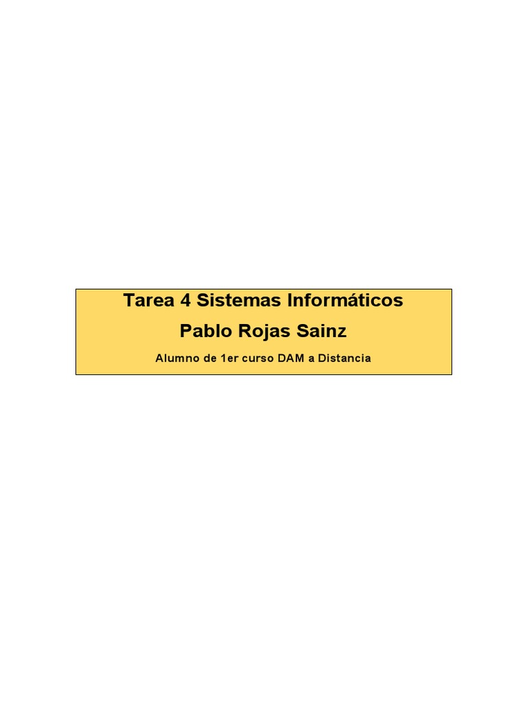 Rojas Sainz Pablo SI04 Tarea | PDF | Windows 10 | Archivo de computadora