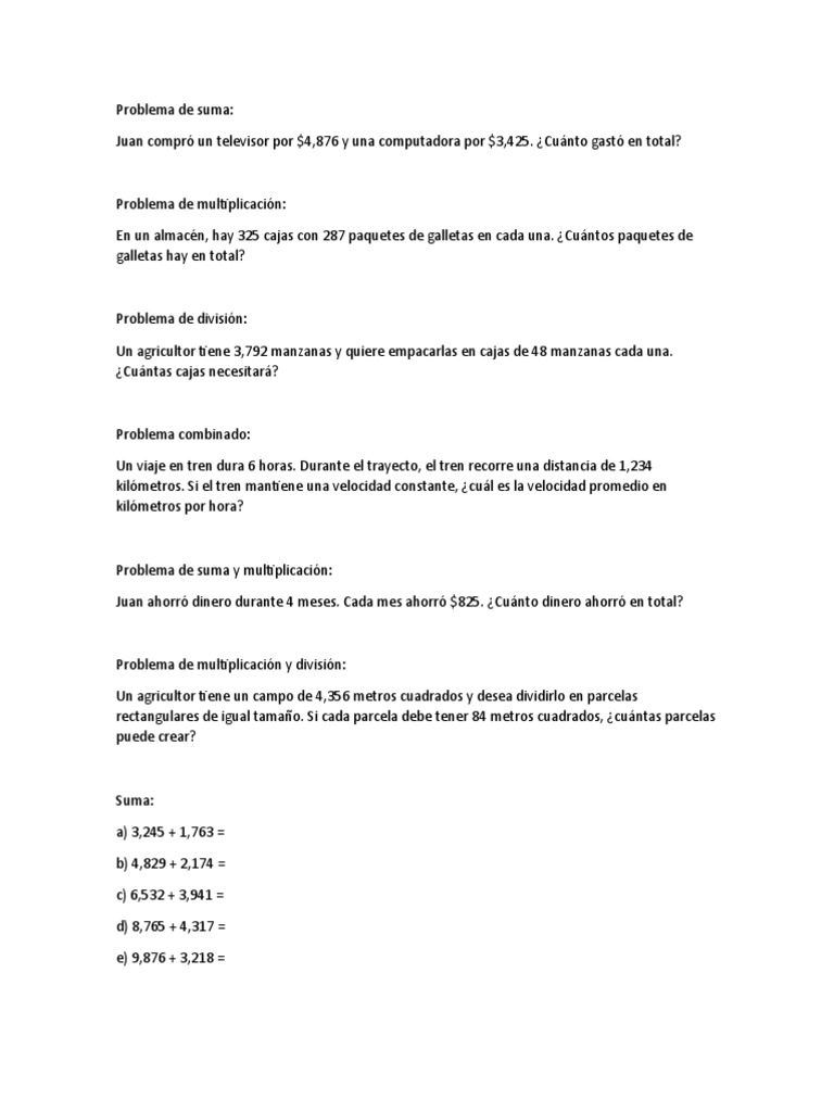 Taller de Matematicas de Sofia | PDF