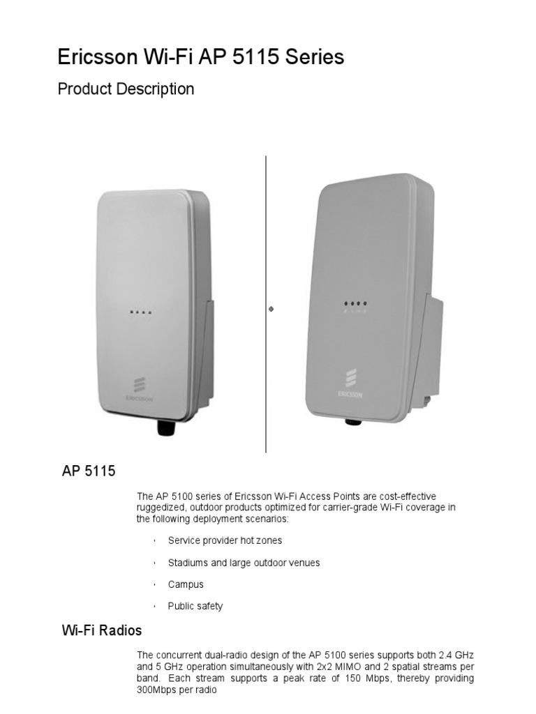 Ericsson 5115 | PDF