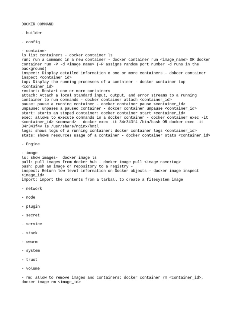 Docker Deep Dive Notes Pdf Computer Network Operating System Technology