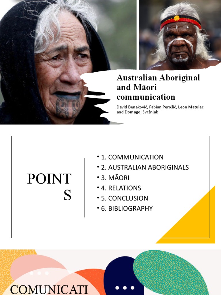 Australian Aboriginies and Maori People | PDF | Communication | Human ...