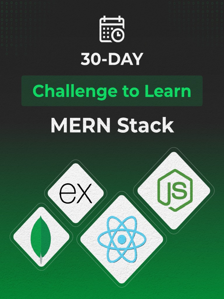 30-Day MERN Stack Learning Guide | PDF | Home & Garden | Wellness