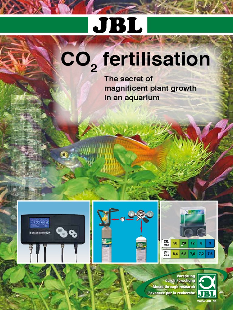 JBL CO2 Folder en | PDF | Carbon Dioxide | Aquarium