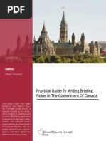 Sample Ministerial Briefing Format Template-1 | PDF | Science & Mathematics