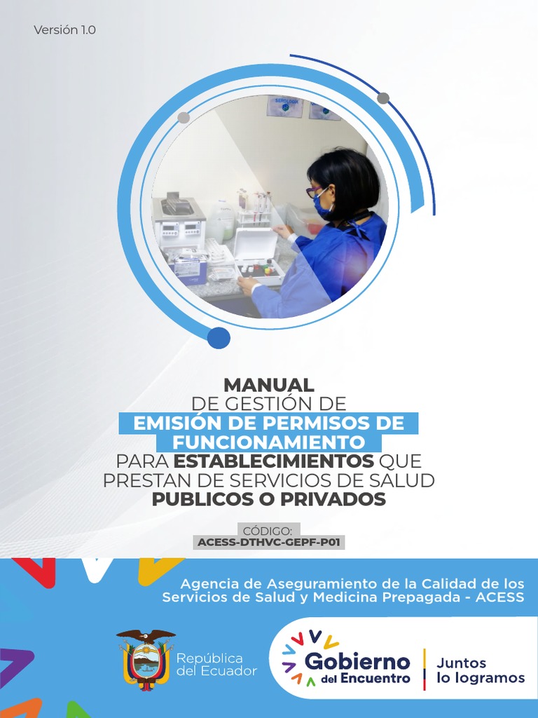 Manual de Emision de Permisos de Funcionamiento | PDF | Calidad (comercial) | Usuario (informática)