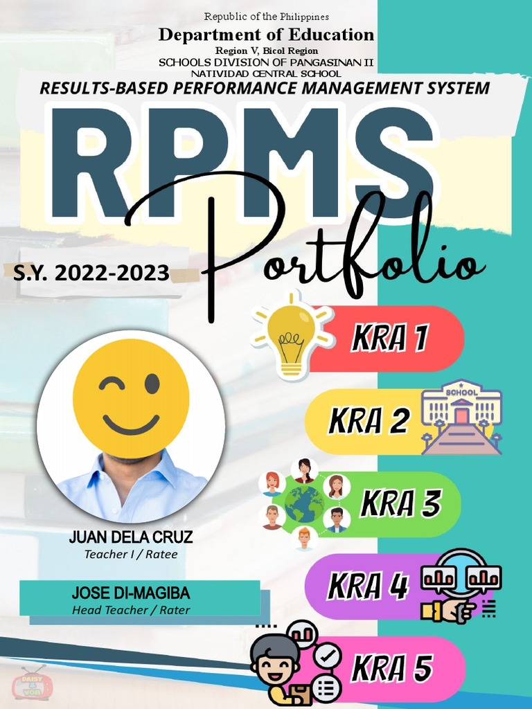 Editable RPMS Portfolio Templates 2023 | PDF | Learning | Teachers