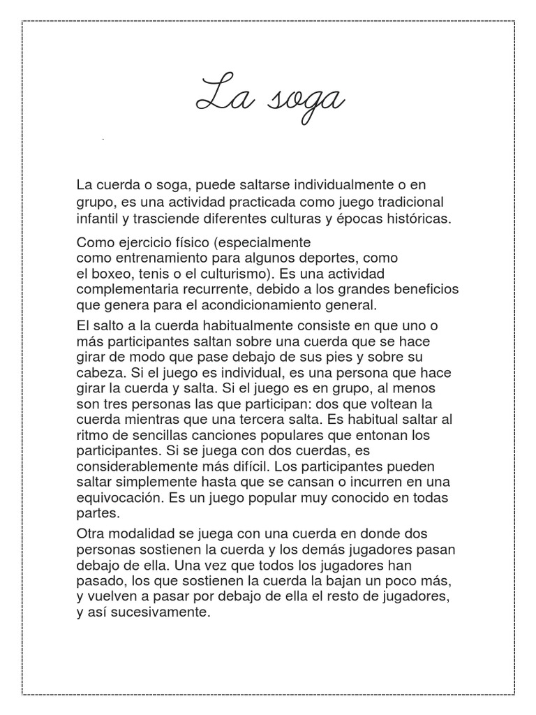La Soga | PDF