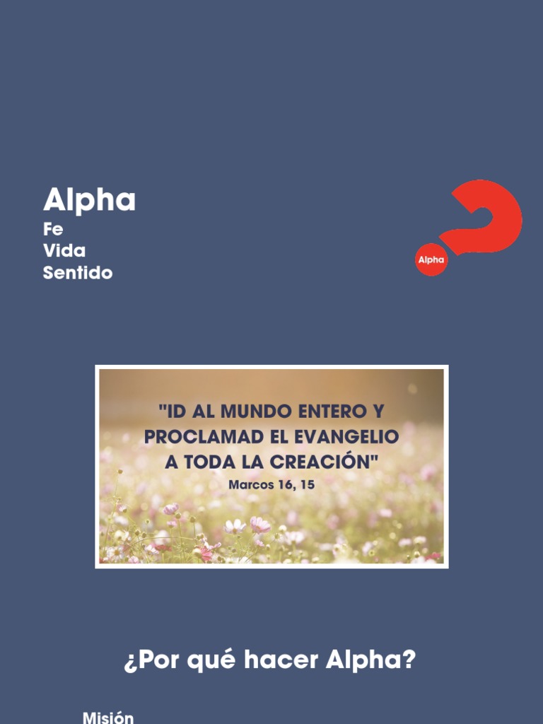 Que Es Alpha | PDF