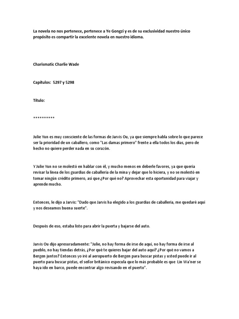 El Yerno Millonario Capitulos 5297-5298 | PDF | Los Estados Unidos ...