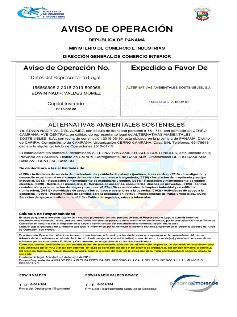 Aviso | PDF