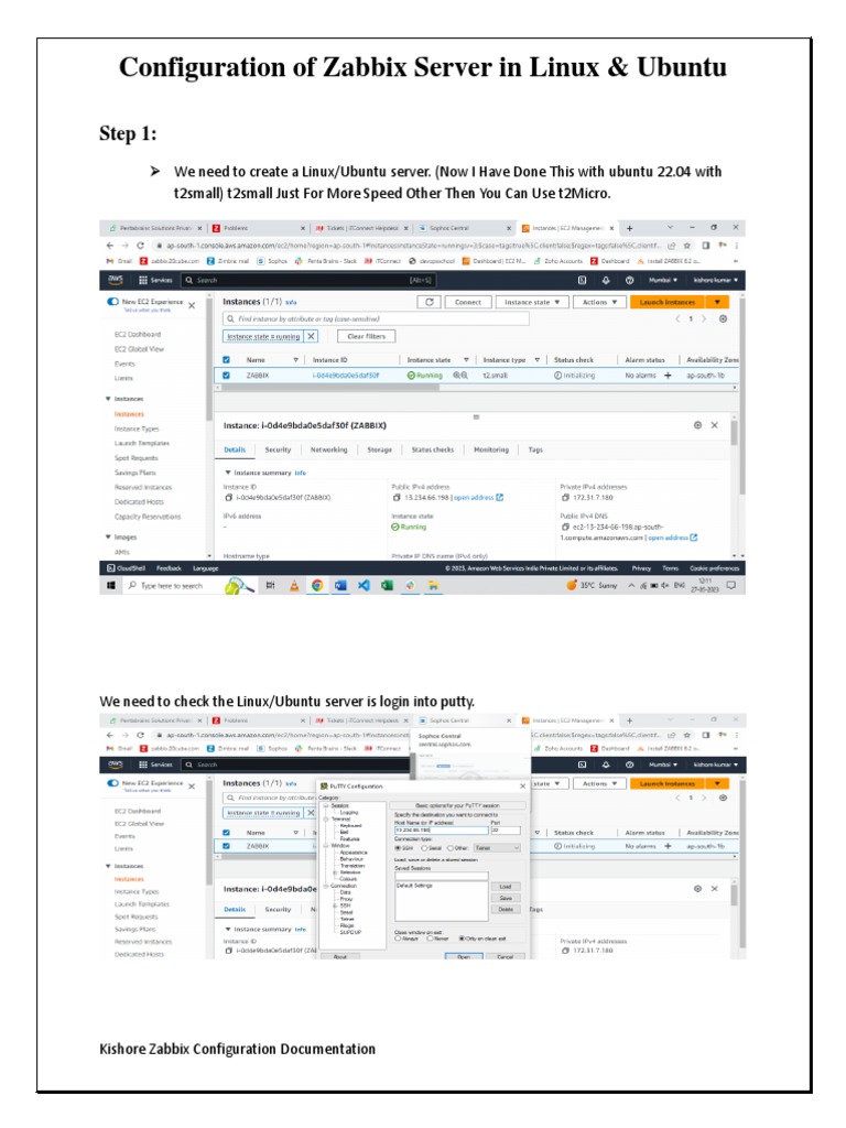 Zabbix Configuration - Ubuntu | PDF | Networking | Internet & Web