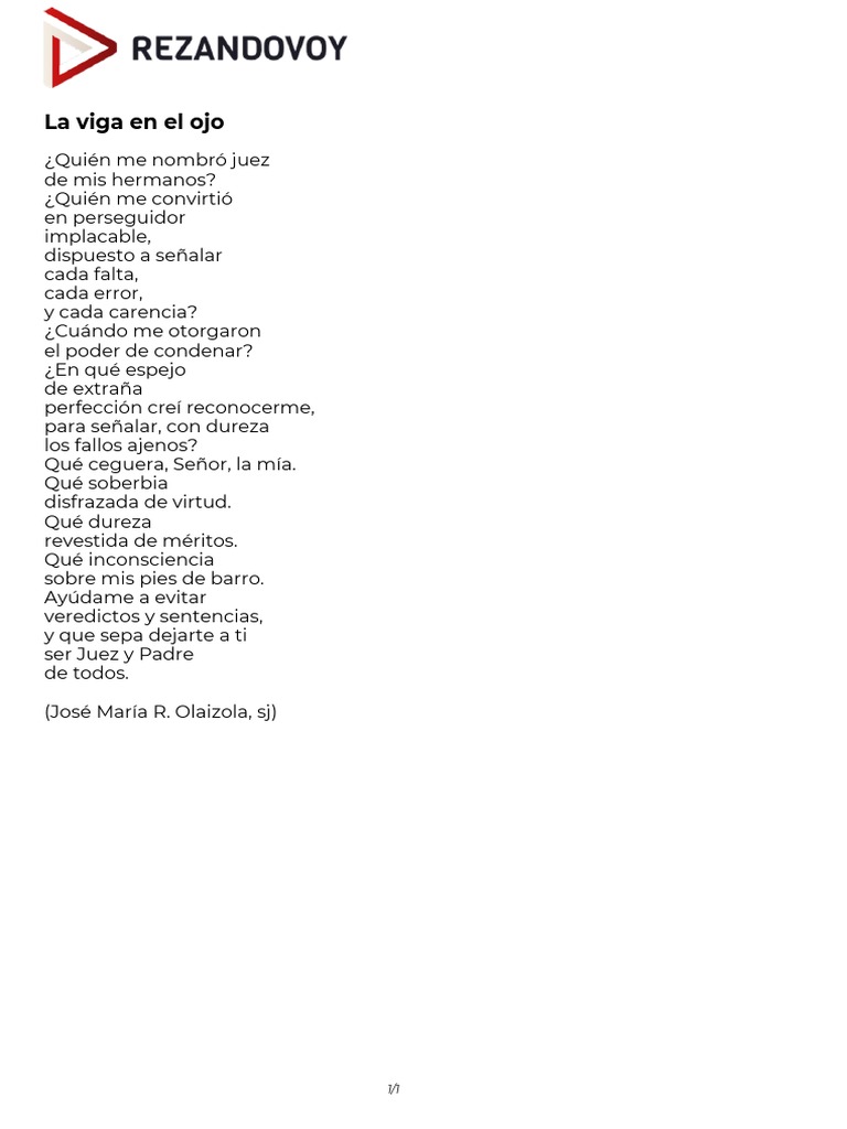 La Viga En El Ojo Pdf