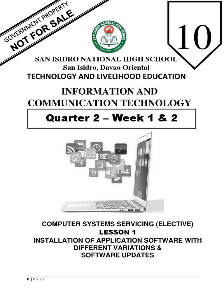 ICT 10 - 2ndQT - Week 1 | PDF | Microsoft Office | Application Software