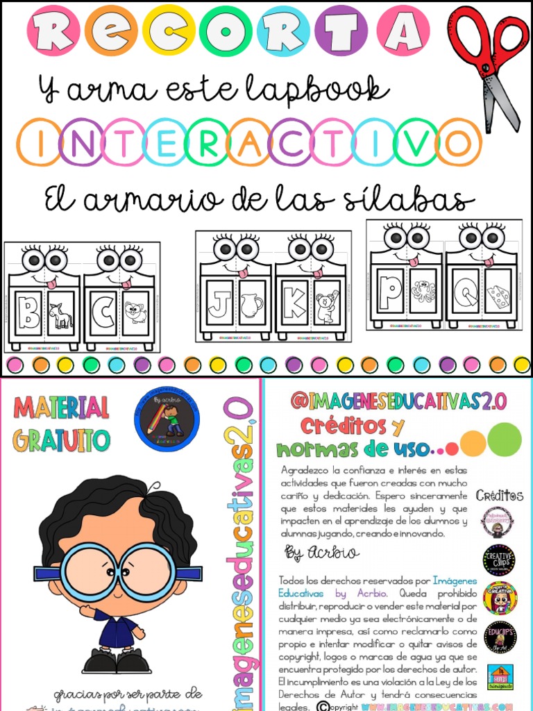 Armario de las Sílabas Interactivo | PDF
