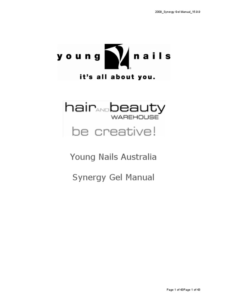 Young Nails Gel Product Education Manual | PDF | Nail (Anatomy ...