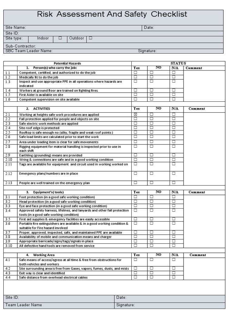 Risk Assessement | PDF | Personal Protective Equipment | Workplace