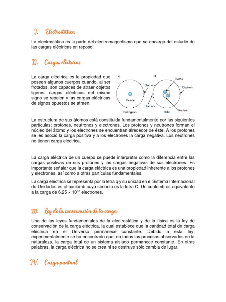 Práctica 1 Electrostática y Ley de Coulomb | PDF | Carga eléctrica ...