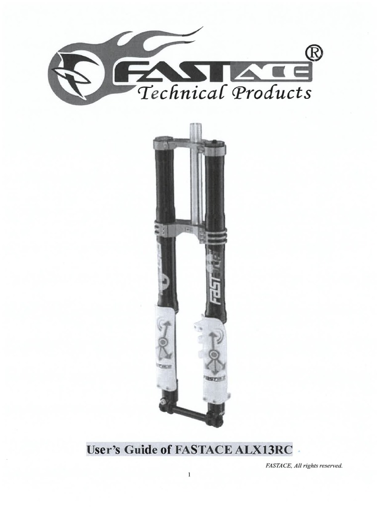 Fastace Alx13rc Users Guide | PDF