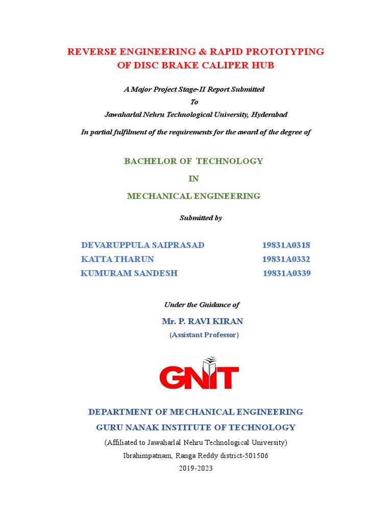 Major Project - Reverse Engineering | PDF | Piston | Computing