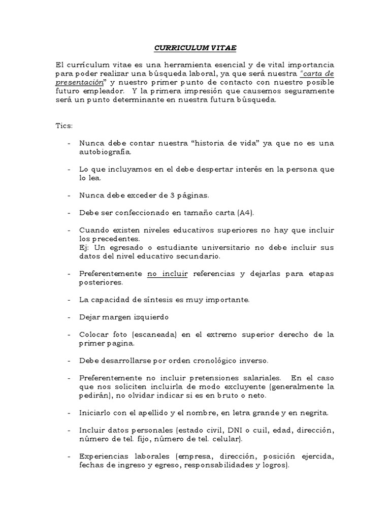 Modulo 4 Clase 8 (D) C Vitae y Entrevista Laboral | PDF | Plan de estudios